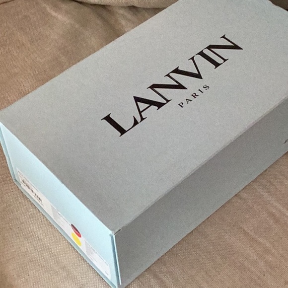 Lanvin | Accents | Lanvin Paris Mint Green Medium Shoegiftdecor Box The ...